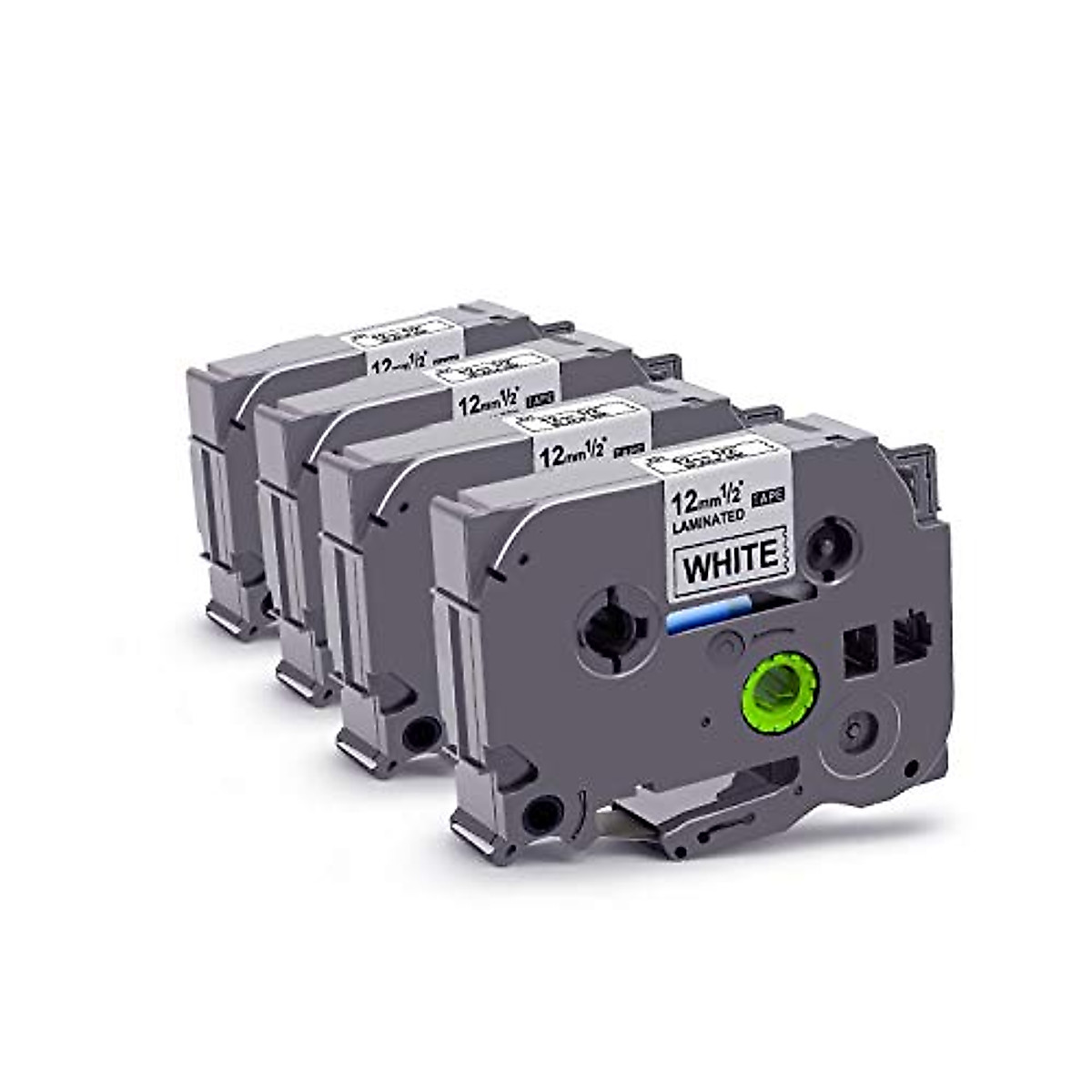 Aitaperste Compatible Tape Replacement for Brother TZe-231 TZe TZ Tape 12mm 0.47 Laminated White Compatible with Ptouch Label Maker PT-H110 PT-D210 PT-1290 PT-D600 PT-P700 PT-D450, 26.2 Feet, 4 Pack