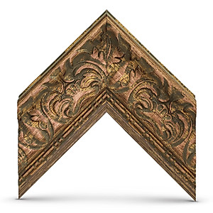 Frame My TV Deco TV Frames -Tuscan Copper Compatible ONLY with Samsung (Fits 2021-2025 Frame TV, 50")