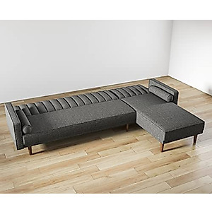 Gold Sparrow Sonoma Sectional, Charcoal