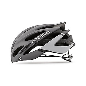 Giro Savant Adult Road Cycling Helmet - Medium (55-59 cm), Matte Titanium/White