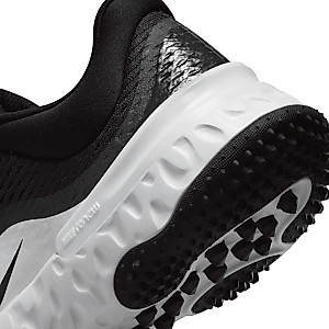 Nike Women's Alpha Huarache Elite 4 Fastpitch Turf Shoes Black | White Size 7 Medium
