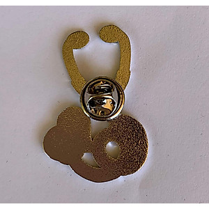 Stethoscope - Collector pin, Novelty Physician Assistant Gift, Unique Medical Brooch, Frontline Healthcare Trinket, Nurses Flare, First Responder, A Hero's Badge