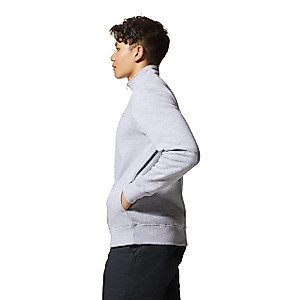 Mountain Hardwear Men's MHW Logo 1/4 Zip, Hardwear Grey Heather, XL