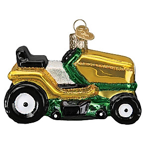 Old World Christmas Riding Lawn Mower