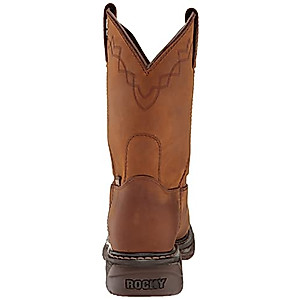 Rocky Men's Original Ride Western Boot, Trail Brown, 7