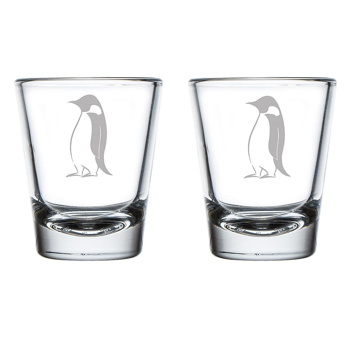 MIP Set of 2 Shot Glasses 1.75oz Shot Glass Emperor Penguin