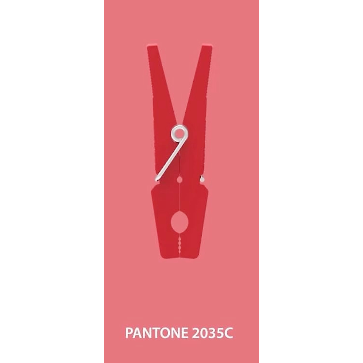 Classic Clothespin Bundle: Clothesline Basket + 50-Pk Memoir Pegs | Made in Portugal | Recycled Materials + 100% Recyclable | Waterproof (Red Bundle: Classic Basket + 50 Memoir Clothes Pegs)