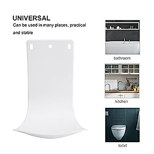 Cabilock 1pc Plastic Water Tray Soap Dispenser Wall Mounted Spray Under Dispenser Trays Soap Catcher Tray Soap Catch Tray Hand Dispenser Drip Tray Mist White Handwashing Fluid Gel