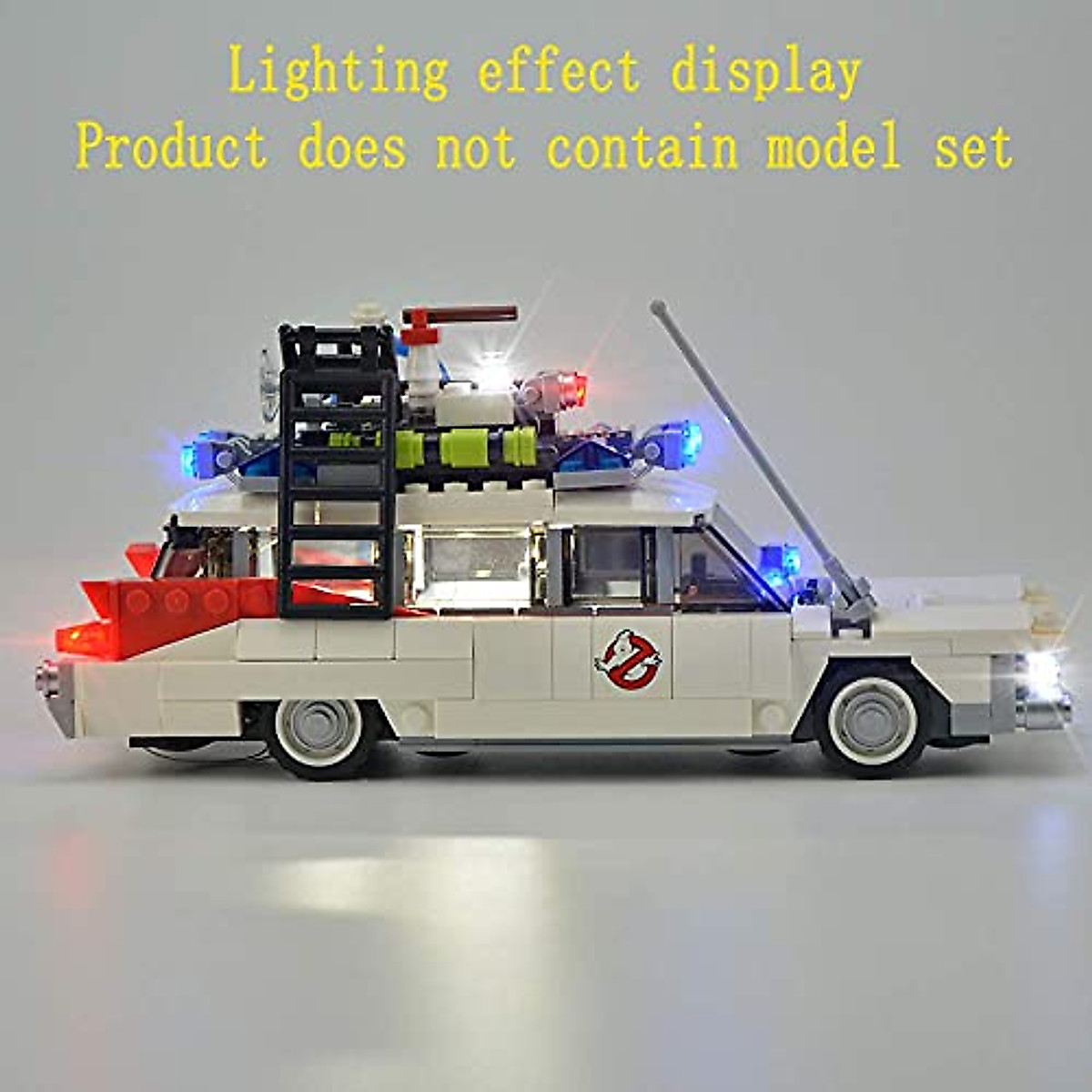 GEAMENT LED Light Kit Compatible with Lego 21108 Ghostbusters ecto 1 (Ver.2014) - Lighting Set for Building Model (Model Set Not Included)