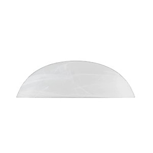 Aspen Creative 23515-11,Alabaster Replacement Glass Shade for Medium Base Socket Torchiere Lamp, Swag Lamp and Pendant, 11-3/4" Diameter x 3-5/8" High
