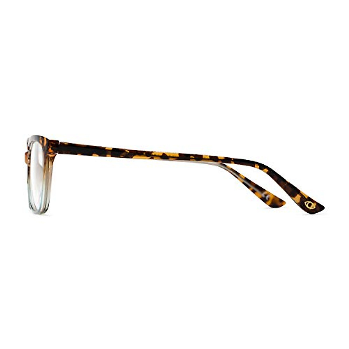 Sofia Vergara x Foster Grant Women's Teresa Reading Glasses Cat-Eye, Tortoise and Crystal Turquoise, 52 mm + 1.75
