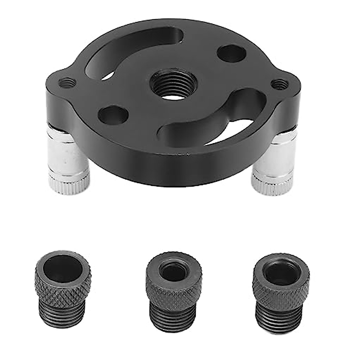 sowinkel Woodworking Dowel Jig Kit for Accurate Straight Hole Drilling - Self Centering Punch Guide with Adjustable Doweling Tool Set and Hole Locator Guide