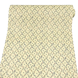 Yifasy 19.7ft Roll Flower Wallpaper Self-Adhesive Wall Decor Peel Stick Furniture Liner Redo Countertops Drawer Chests (236x17.7 Inch)