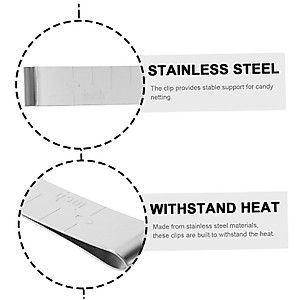 10pcs Cotton Candy Net Clip Stabilizer Kit Candy Floss Mesh Clips Candy Floss Making Supplies Spun Sugar Making Supplies Candy Clip Spun Sugar Making Clips Candy Floss Clips