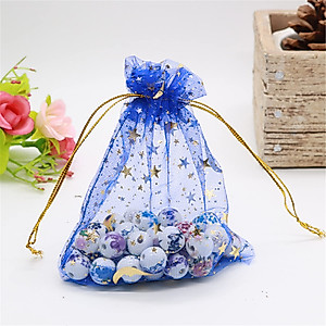 ONEYIM 150Pcs Organza Bags,4"x6"Multi-coloured Drawstring Bags Organza Wrap for Wedding Valentine's Day Birthday Party, Candy Jewellery Toy Bags(11x16cm)
