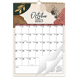 Calendar 2023-2024 - Aug. 2023 - Dec. 2024, 2023-2024 wall calendar with 18 Months, 17" x 12", Twin-Wire Binding + Hanging Hook + Large Blocks with Julian Dates, 2023-2024 Calendar for Organizing - Colorful Lump