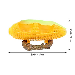 iplusmile Bird Bowl Bird Cage Bowl Bird Feeder Bowl Birds Food Dish Parrot Feeding Cups Pumkpin Parrot Feeders Food Water Bowls for Cockatiels Hamster, Corn Shape Bird Bowl Bird Feeding Basin