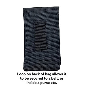 Signal Blocking Faraday Bag for Car Key FOB by FnJ Products Fits in Lockboxes Purse Size 4 inches x 2.5 inches