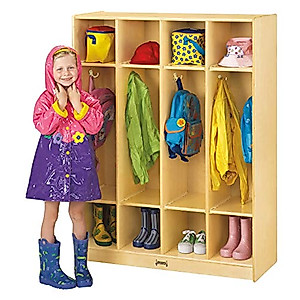 Jonti-Craft 0268JC 4 Section Coat Locker