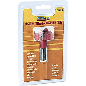 Steelex D1026 35-Millimeter Hinge Boring Bit, Carbide Tipped