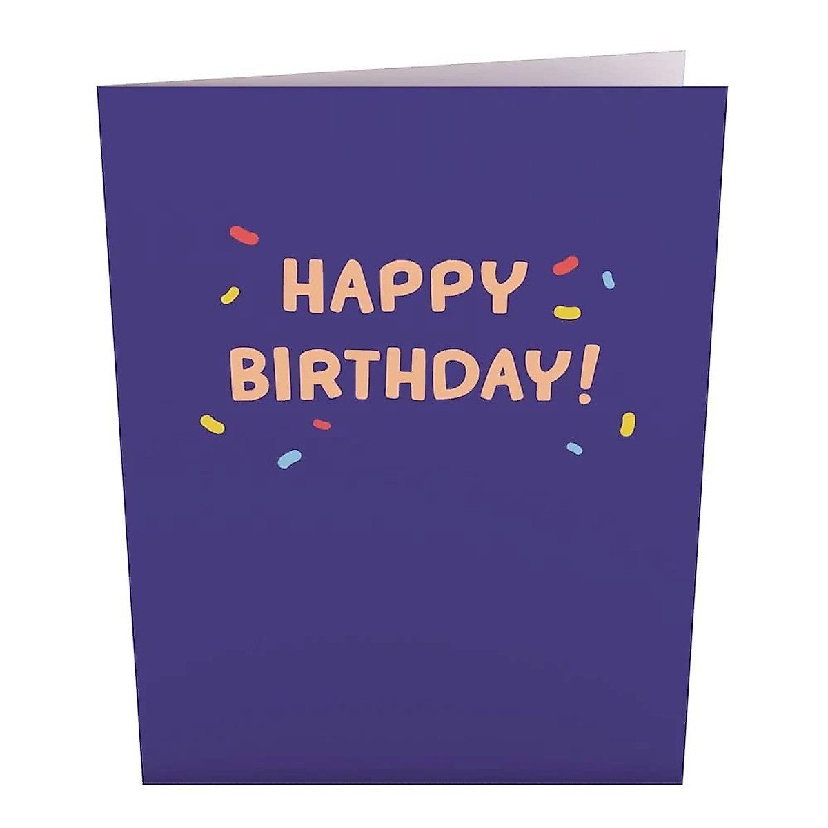 Lovepop Happy Birthday Sprinkles Cupcake: Paperpop® Card – Handcrafted 3D Pop-Up Greeting Card – Birthday Card, 4.5 x 5.9”