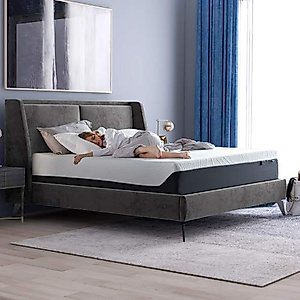 Mllyczoe 12 Inch Gel Memory Foam-Mattress – Firm Feel – Gel Infusion – Hypoallergenic Bamboo Charcoal – Breathable-Cover