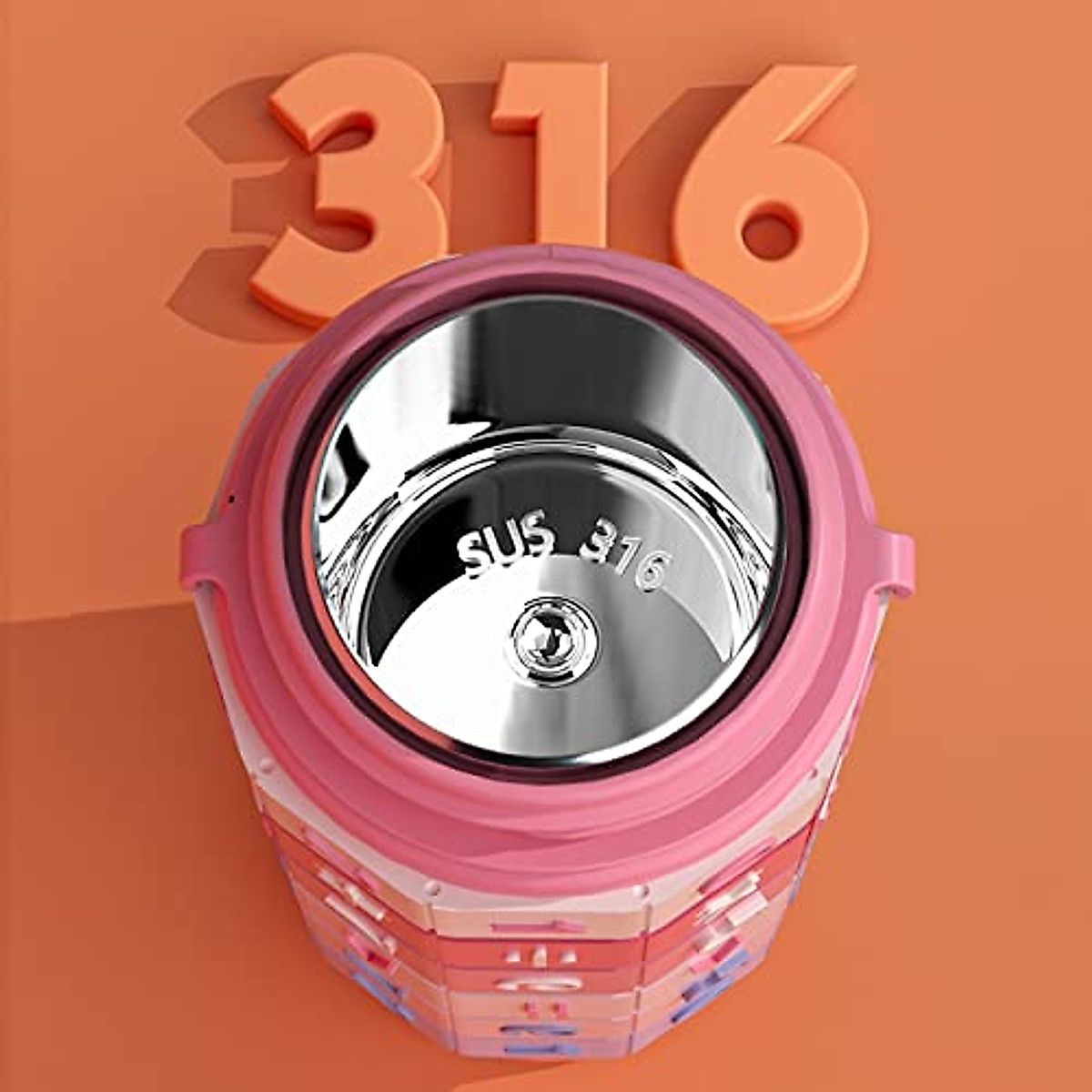 Kids Puzzle Insulated Stainless Steel Bottle with Straw for Travel and Gift,Spill-Proof,Reusable,Vacuum-Wide Mouth (Lake Blue｜Jigsaw)