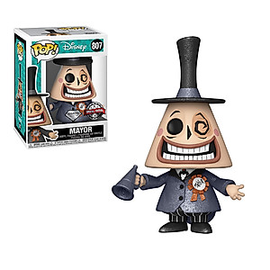 Funko Pop! Disney: The Nightmare Before Christmas - Mayor (Blacklight) (Mayor Special Edition Tan Glitter)