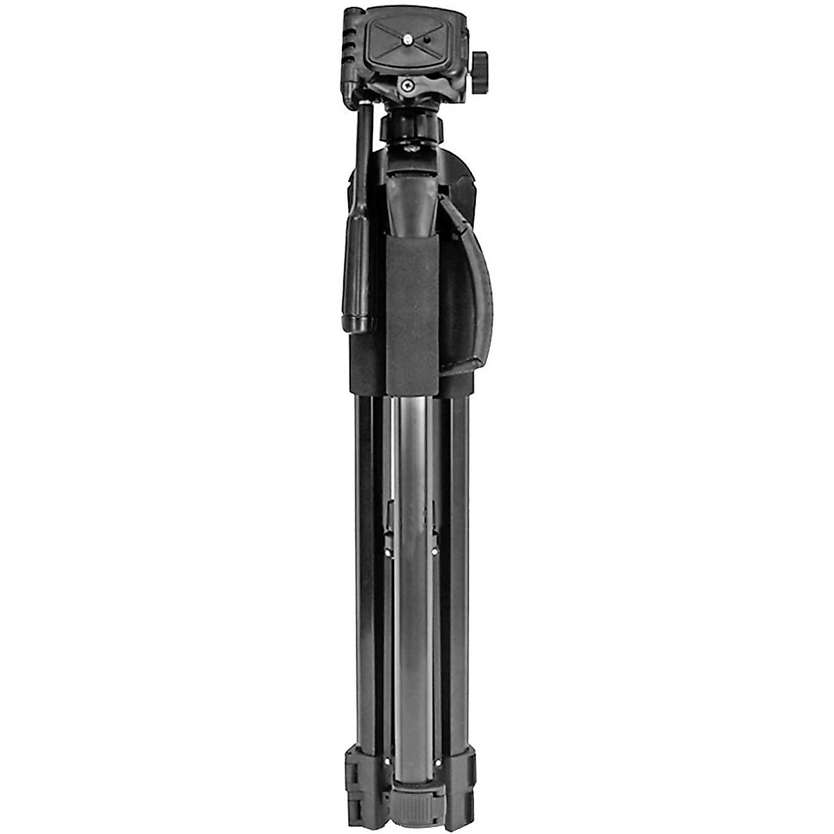 UltraPro 72" Inch Black Camera Tripod with Universal Smartphone Mount + Remote Control Compatible with iPhone/Android Cell Phone, Includes UltraPro Microfiber Cleaning Cloth