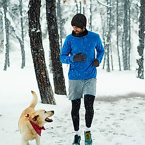 (3 in 1) Bluetooth 5.0 Music Beanie Set, Cuffed Winter Hat + Touchscreen Gloves + Neck Gaiter Scarf, Xmas Birthday Gift for Men Women Teenagers, Black