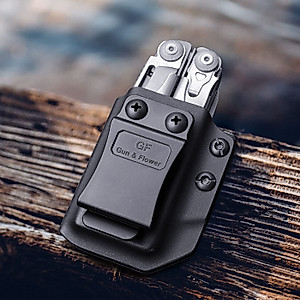 Kydex Multitool Sheath for LEATHERMAN Surge Heave Duty, Fits for LEATHERMAN Surge Multitool Sheath Pouch Case Holster, Multitool Not Included(Black)