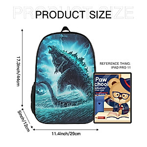 OKJLDH Movie Laptop Backpack Theme Bookbag 17 Inches Backpack for Men School Travel Beach Picnic Fishing Blue 11 x 6 x 17 IN