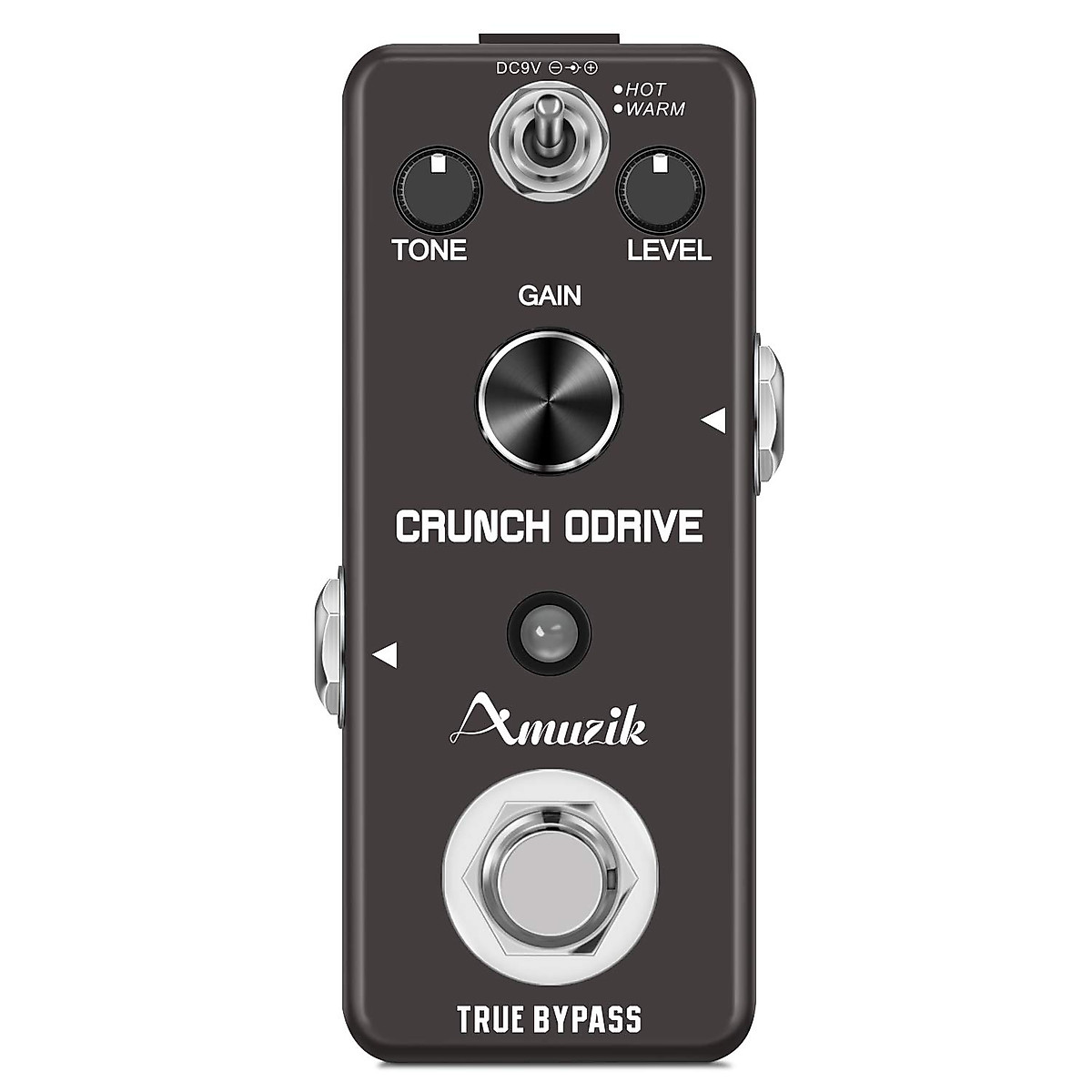 Amuzik Overdrive Guitar Effect Pedal Analog Classic Overdrive Effects Pedals 2 Modes Tube Screamer for Electric Guitar True Bypass