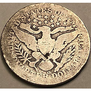 1898 O Barber Silver Quarter Seller About Good