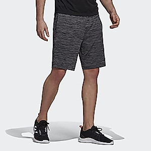 adidas Designed to Move Aeroready Primegreen Men's Shorts (Black Melange) (Small)
