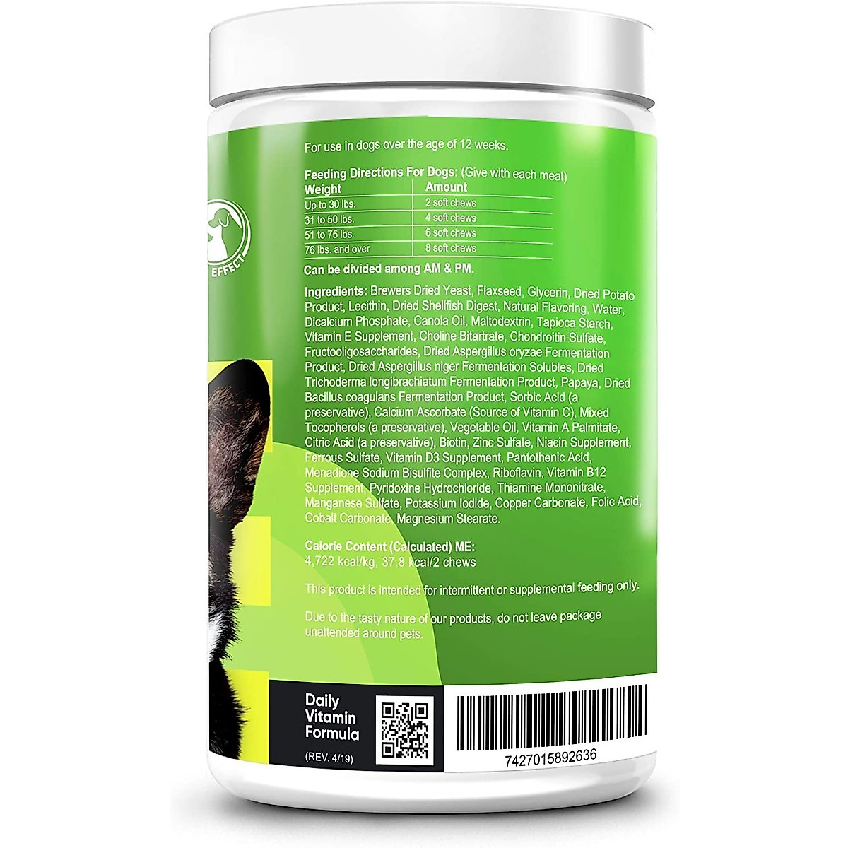 IE 4 in 1 Dog Multivitamins | Joint Support, Immune Health, Skin and Heart Health | Hip Joint Support, Skin Coat, Heart Health, Gut & Immune | 90 Soft Chews