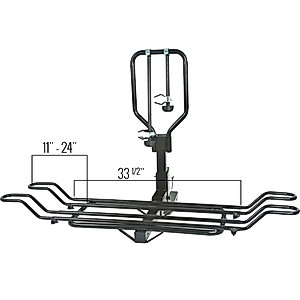 Apex BC-08581-2A-2EXT Bike Adjustable Wheel-Mount Bicycle Rack