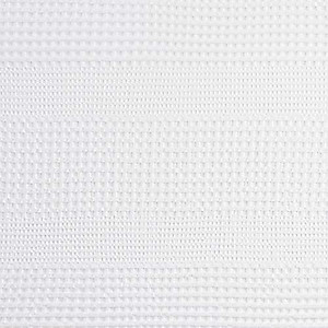 Madison Park Arlo 100% Cotton Shower Curtain, Texture Waffle Weave Design 800 GSM Hotel Quality, Soft Trendy Bathroom Décor, Machine Washable, Bathtub Fabric Privacy Screen, 72" x 72", White