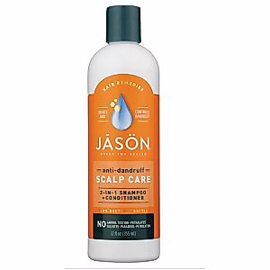 JASON Dandruff Relief 2-in-1 Treatment Shampoo and Conditioner, 12 Ounce Bottle