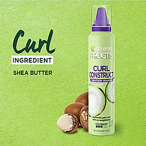 Garnier Fructis Style Curl Construct Creation Mousse, Curly Hair, 6.8 oz.