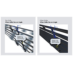 APS Compatible with 2004-2008 Ford F-150 Honeycomb Style Main Upper Billet Grille Grill Insert F65727A