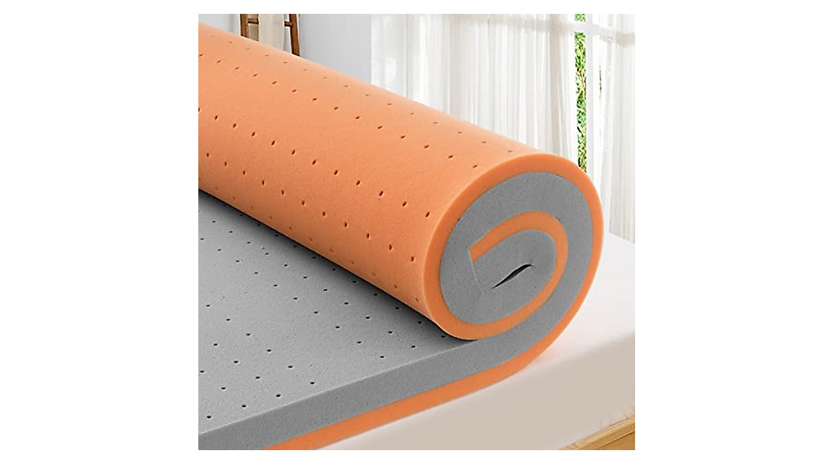 Sleepmax Queen Memory Foam Mattress Topper - Pressure Relief & Cooling