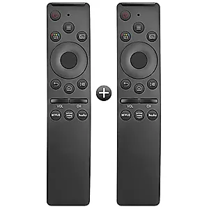 【Pack of 2】 New Universal Remote Control for All Samsung TVs,Compatible with Samsung Frame Crystal UHD Neo QLED OLED 4K 8K Smart TVs with Netflix, Prime Video, hulu