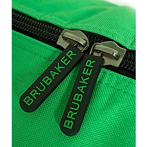 BRUBAKER Champion Combo - Limited Edition - Ski Boot Bag and Ski Bag for 1 Pair of Ski up to 190 cm, Poles, Boots and Helmet - Green Blue