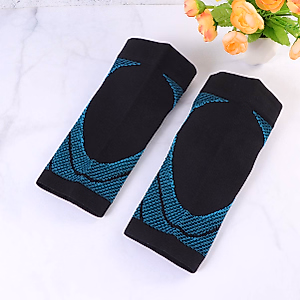 Healifty Socks Plantar Compression Foot Faja for Ankle Support Elastic Socks Lackish Pair