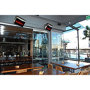 Bromic Heating BH0110003-1 Smart-Heat Platinum 500 Radiant Infrared Patio Heater, Natural Gas, 39800 BTU