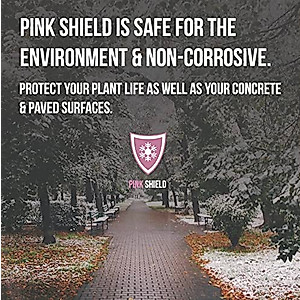 Pink Snow Shield Ice Melt (50 LBS) - A Pet Safe Ice Melt That is Effective Below Zero Degrees and is Safe for Our Children, Our Pets and Our Earth