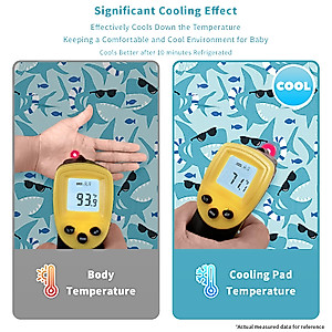 Gel Car Seat Cooler Pad for Children,Summer Breathable Ice Stroller Cooler Mat,Multifunctional Baby Cooling Pad Suitable for Stroller, Baby Dining Chair, Child Safety Seat