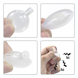 WishLotus Replacement Squeakers for Dog Toys, 30mm Toy Noise Maker Plush Toy Repair Reed Insert Airbag Replacement for Dog Cat Toy Repair Round(30mm 10pcs)