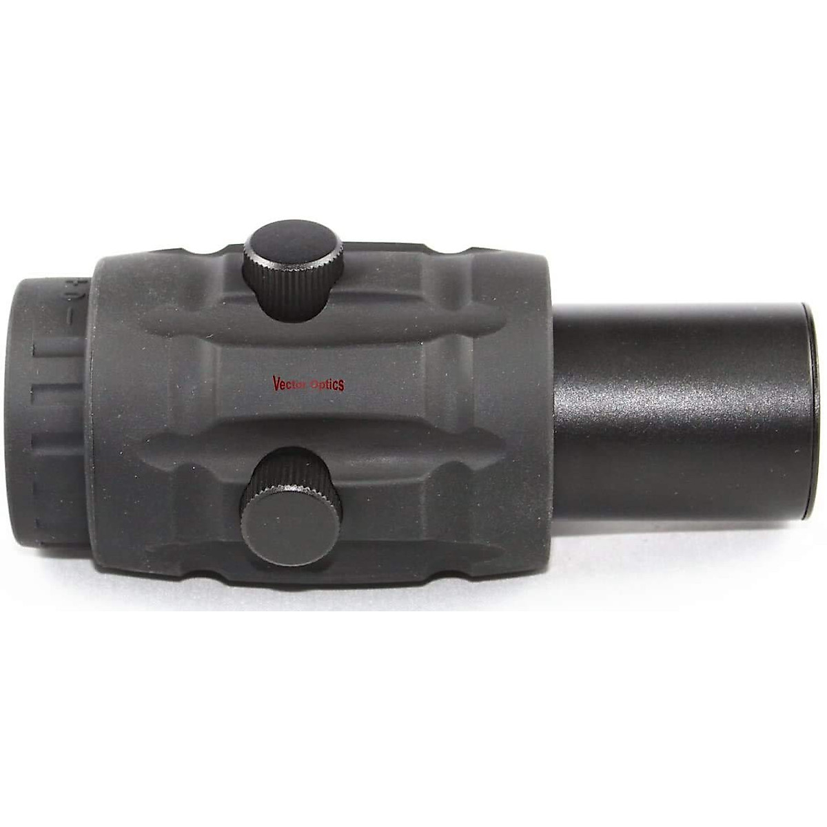 Vector Optics Rubber Armored 3X Magnifier Holographic Red Dot Sight Scope Flip to Side QD Weaver Mount Color Black